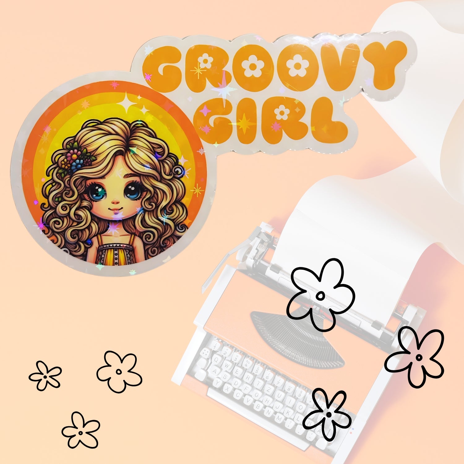 Groovy Girl Sticker – Willō Creation